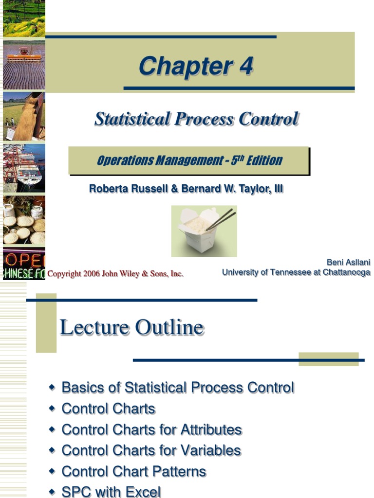 Statistical Process Control: Operations Management - 5 Edition | PDF ...