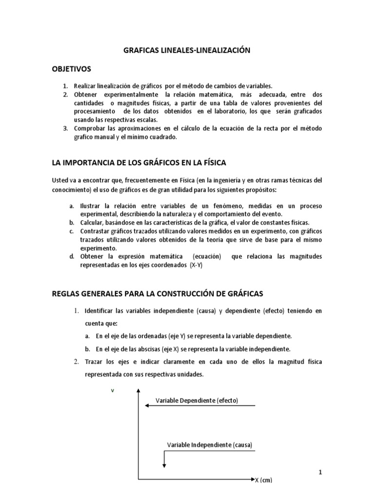 Linealizacion Version 2 para PRÁCTICA 3 | PDF | Regresión lineal ...