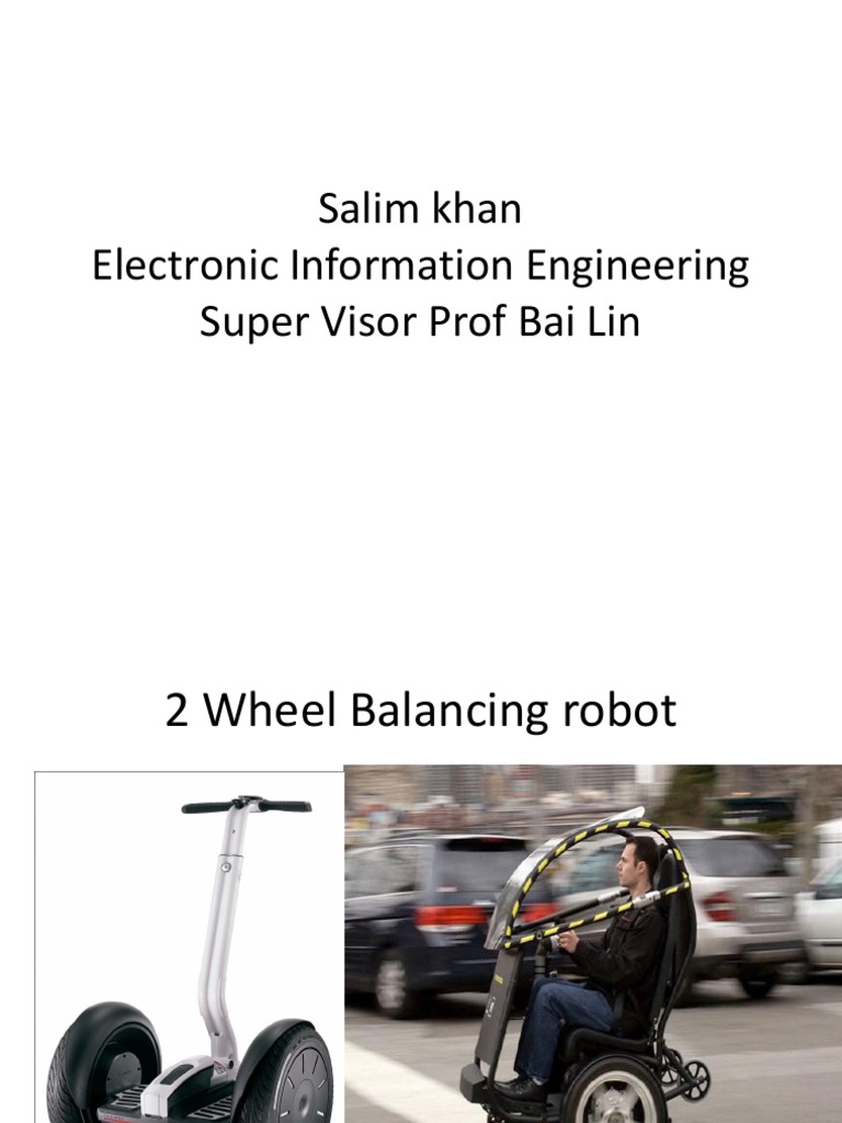 Segway Prototype | PDF | Kalman Filter | Accelerometer