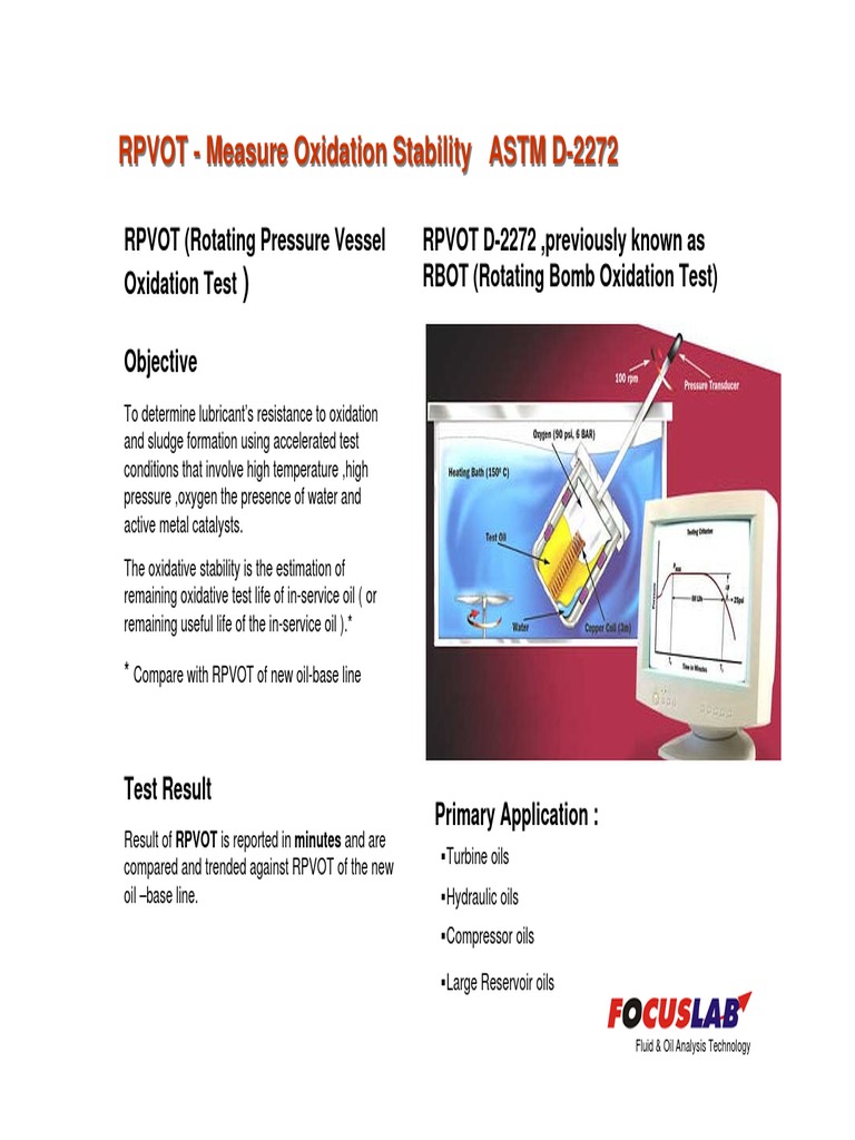 Rpvot (Astm d2272) | PDF