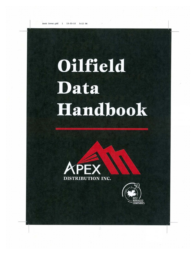 APEX - Oilfield Data Handbook | PDF | Barrel (Unit) | Pipe (Fluid ...
