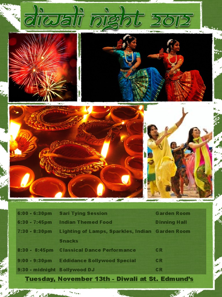 Tuesday, November 13th - Diwali at St. Edmund's | PDF | Art