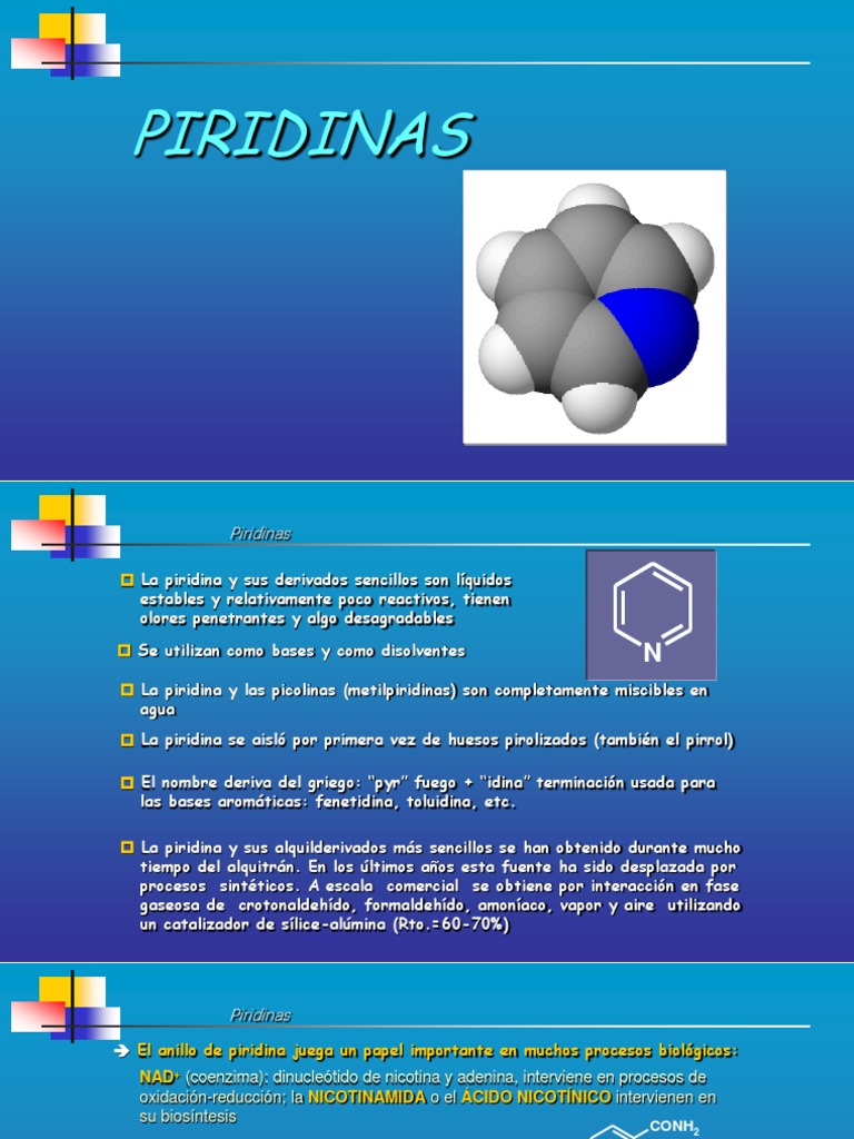 Piridina | PDF | Piridina | Química Física