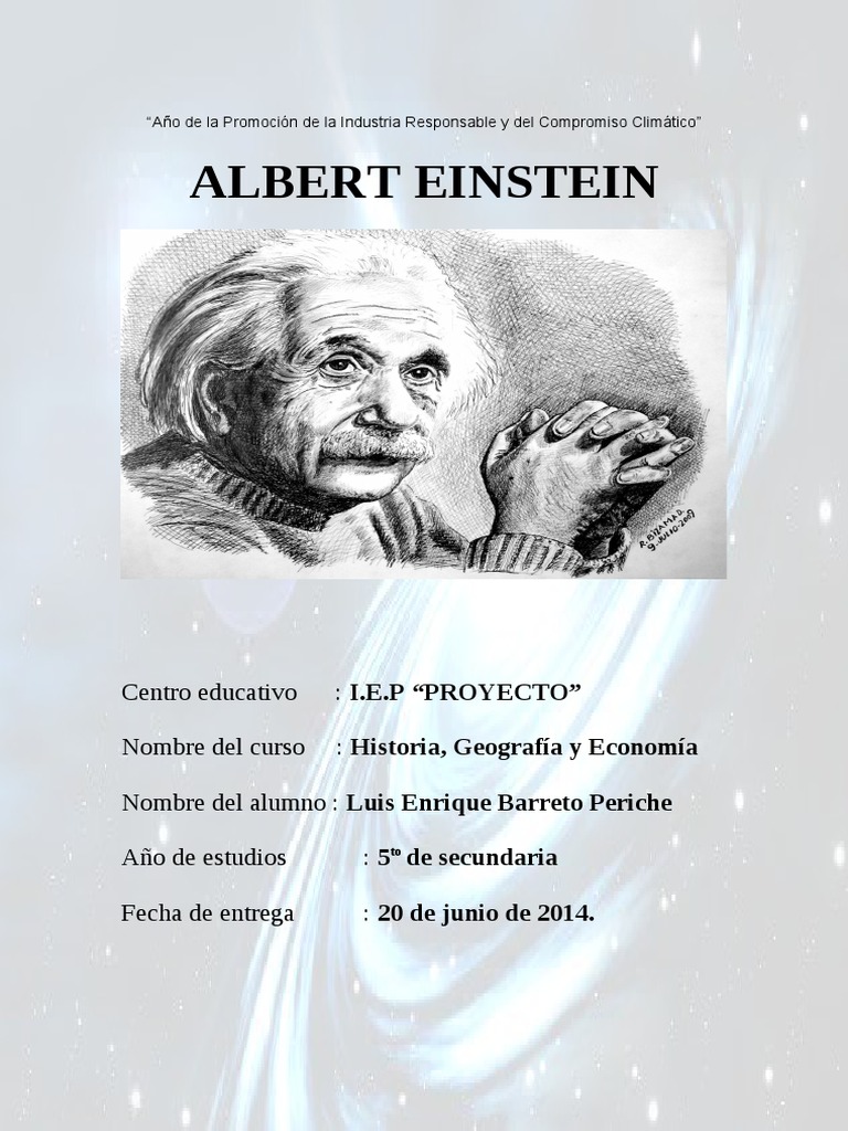 Albert Einstein.doc | Masa | Espacio