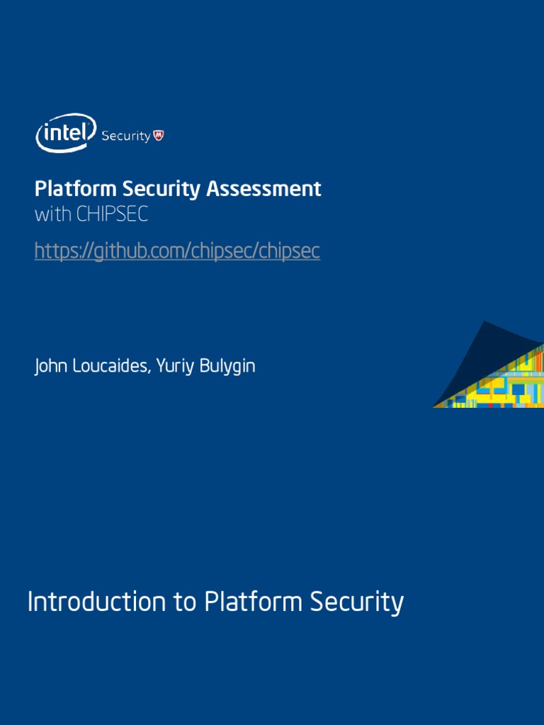 CHIPSEC Firmware Security Assessment | PDF | Bios | Booting