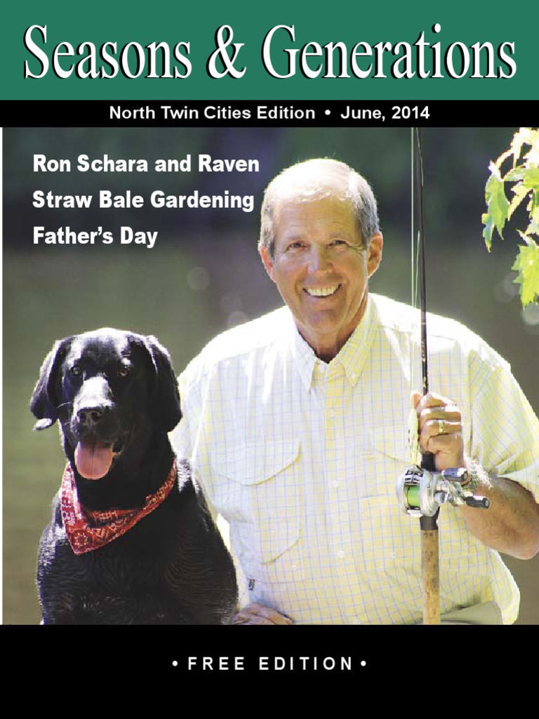 Ron Schara and Raven Straw Bale Gardening Father's Day: North Twin ...