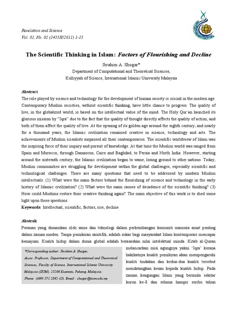 Scientific Thinking (Shogar) | PDF