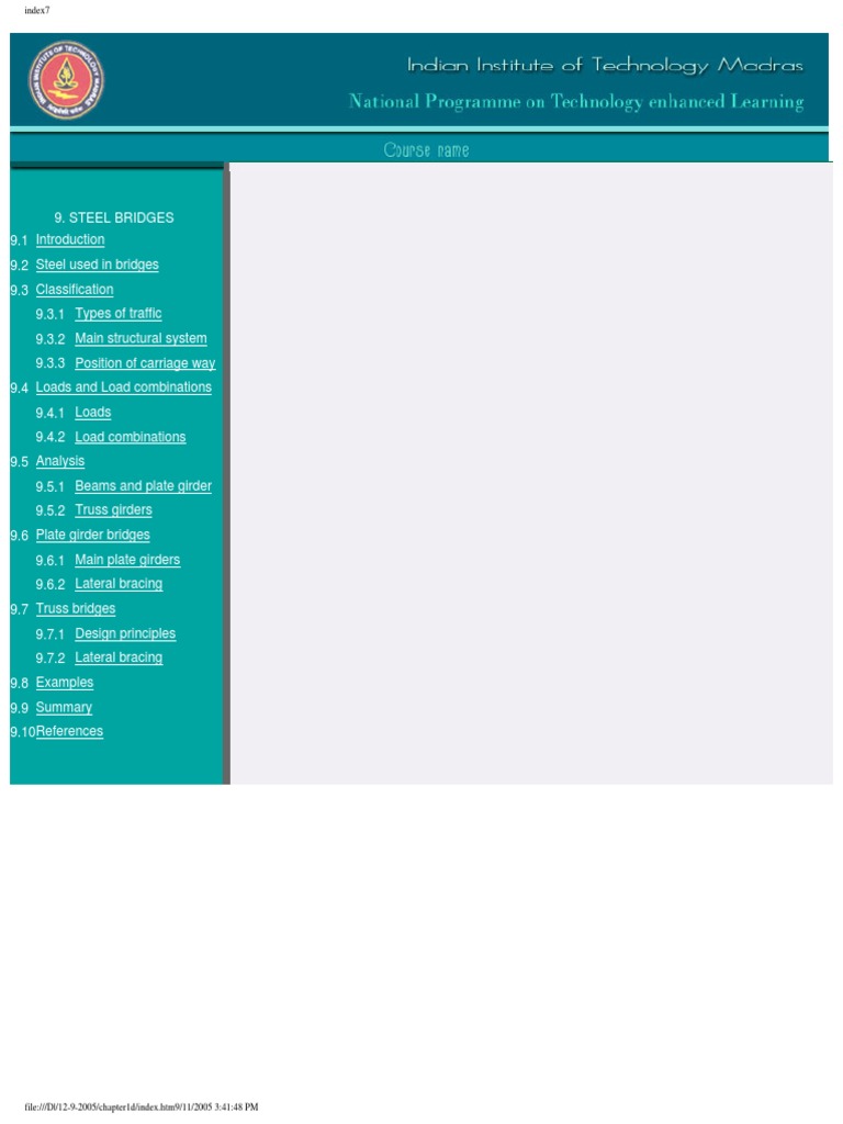 Steel Bridge Design | PDF | Buckling | Truss
