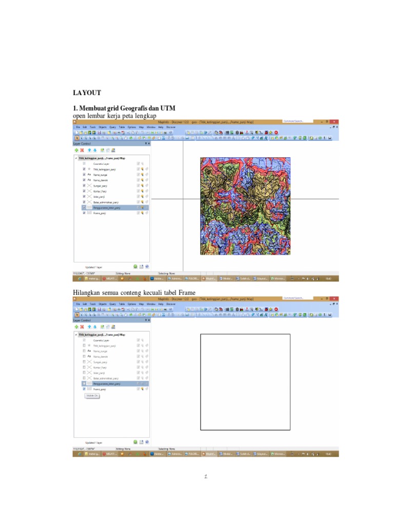 Layout Mapinfo | PDF