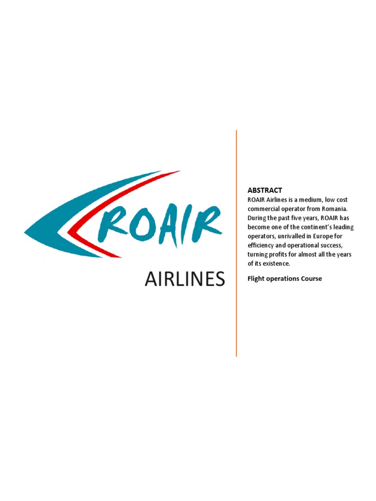 ROAIR Airlines Flight Operations Course Guide | PDF | Air Traffic ...