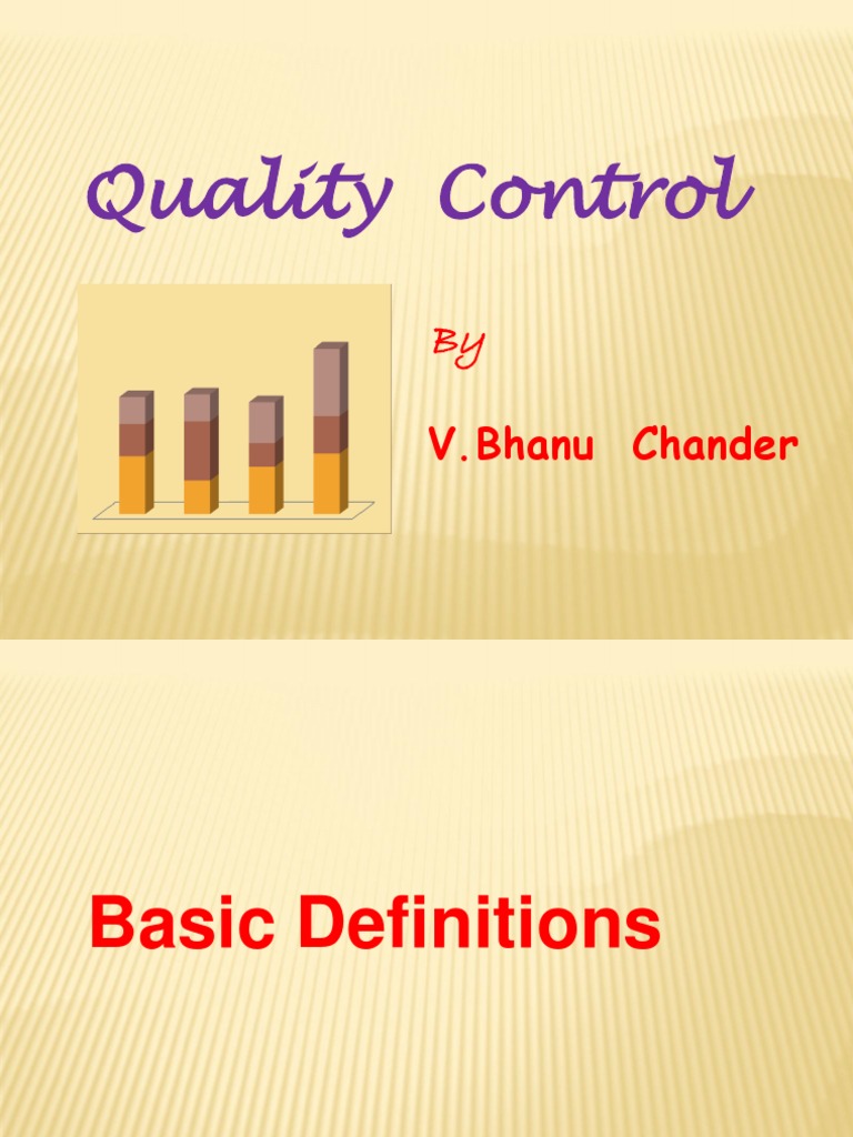 Quality Control Guide | PDF | Normal Distribution | Quality (Business)