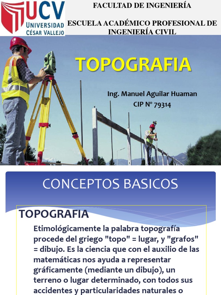 Conceptos Básicos de Topografía | PDF