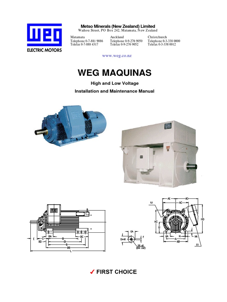 Weg Motor Manual | Belt (Mechanical) | Gear