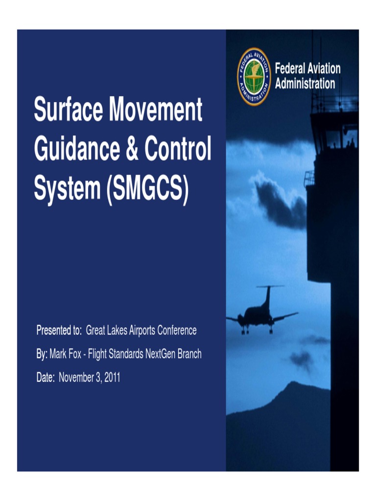 0830-Surface Movement Guidance and Control System | Air Traffic Control ...