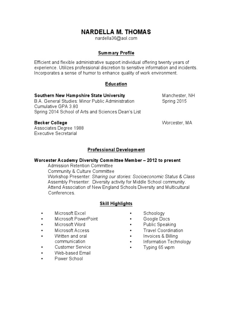 N Thomas Resume | PDF | Microsoft | Schools