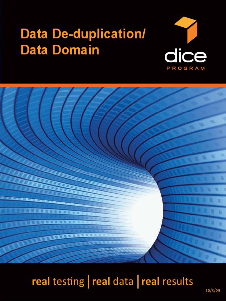 Data Deduplication Data Domain | PDF | File System | Operating System