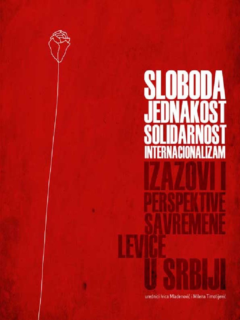 Sloboda Jednakost Solidarnost I Internacionalizam-Izazovi I Perspektive ...