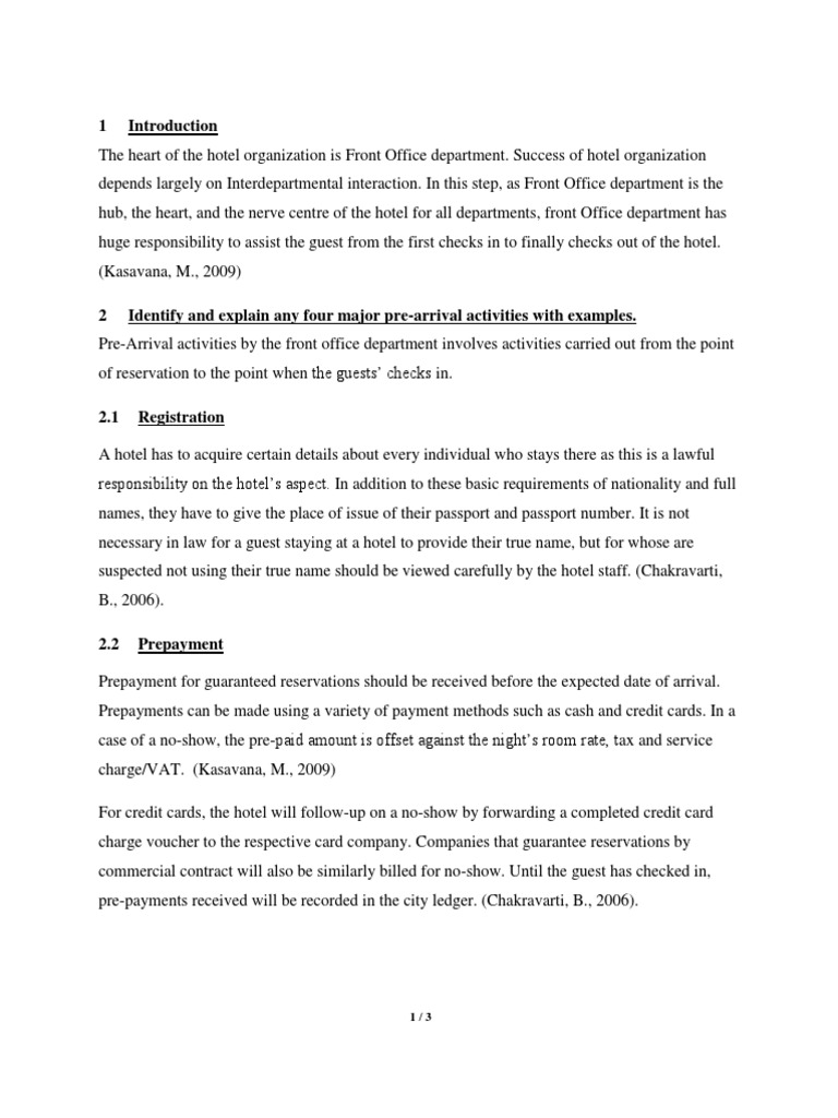 Front Office Management | PDF | Credit Card | Cheque