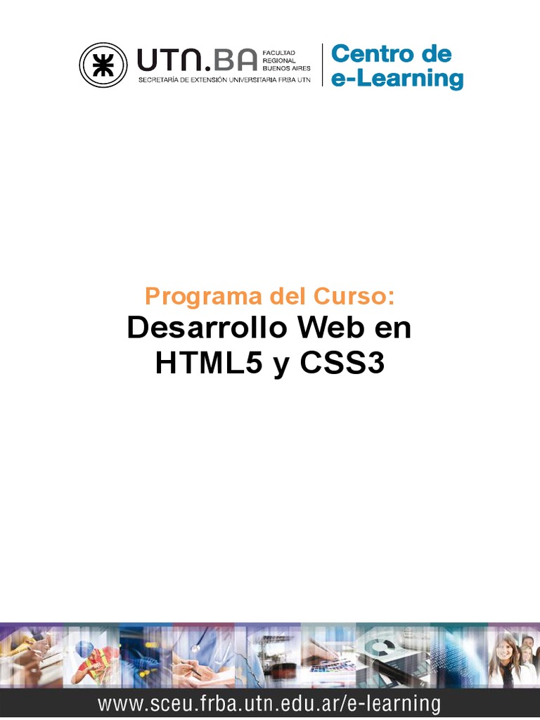 Programa Curso HTML5 CSS3 | PDF | HTML | Hojas de estilo en cascada