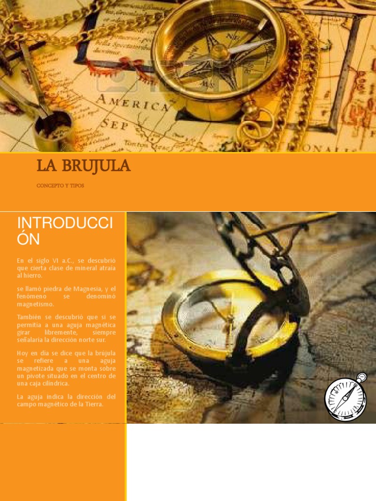 La Brujula Ppt-Topo | Brújula | Imán