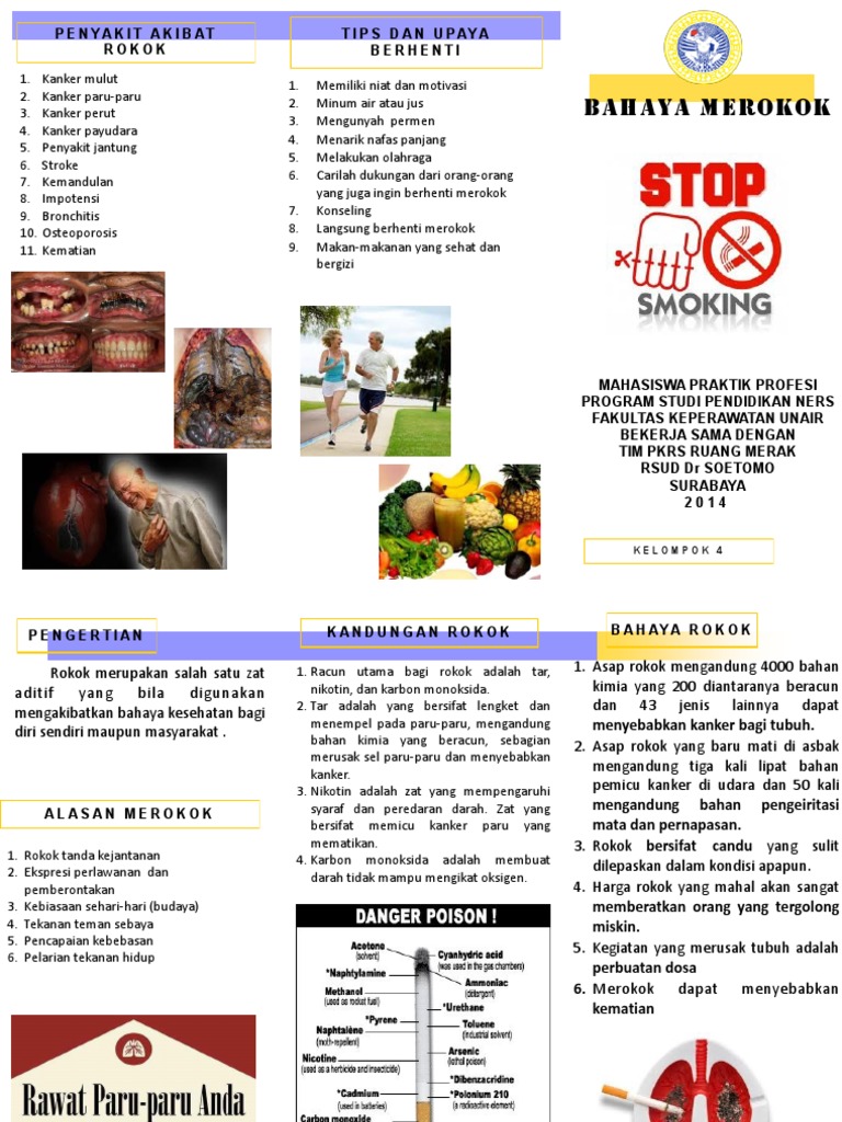 Leaflet Merokok | PDF