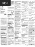 Manual de la calculadora Casio FX-991EX | PDF | Calculadora | Ciencias ...