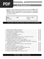 EPQ-R - Completo Preguntas y Hoja de Respuesta | PDF