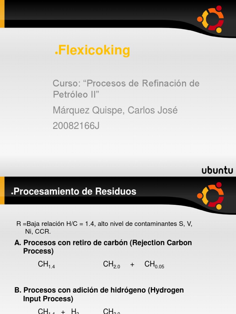 Flexicoking | PDF | Gasolina | Combustible diesel