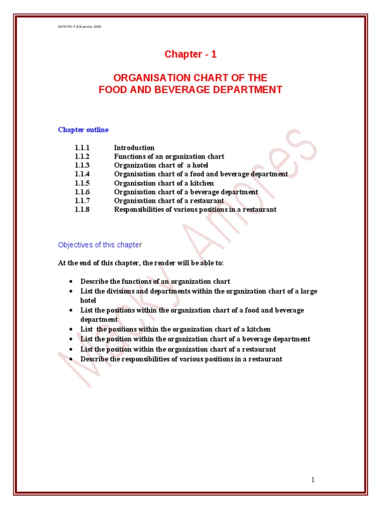 Food Service Management | PDF | Bar | Restaurants