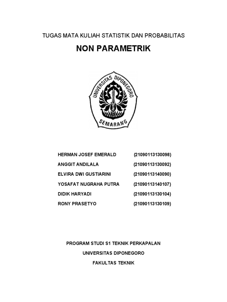 Statistik Non Parametrik: Panduan Lengkap | PDF | Komputer