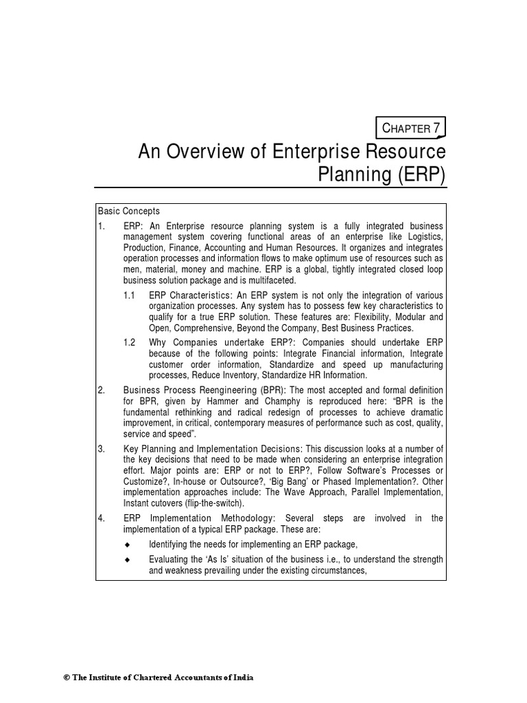 Erp | PDF