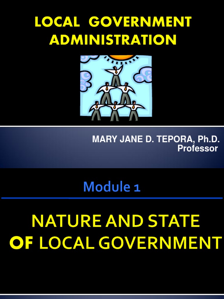 Structure of Local Government in the Philippines | PDF | Local ...