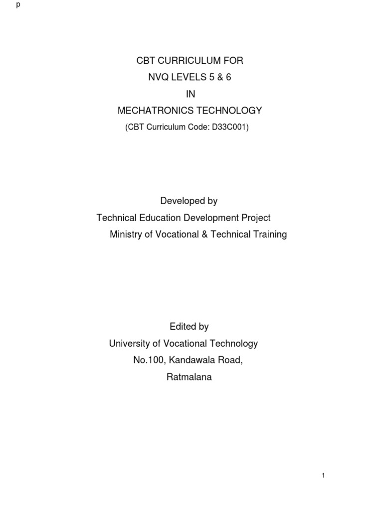 Mechatronics Pdf Programmable Logic Controller Transistor