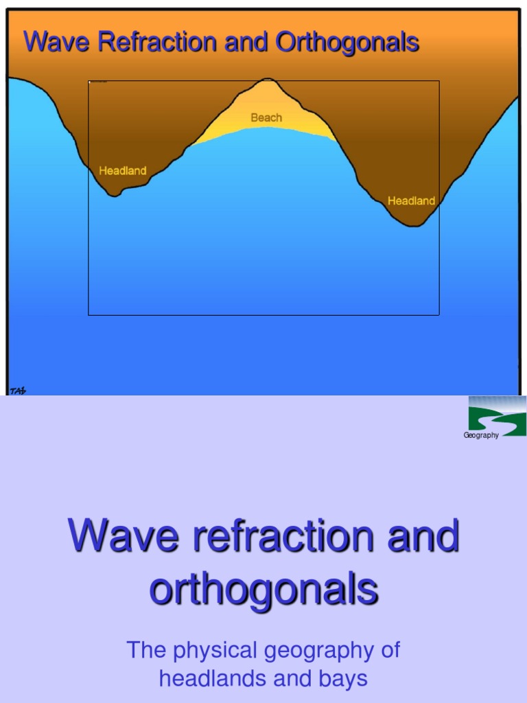 Wave Refraction and Orthogonals | Coastal Geography | Coast