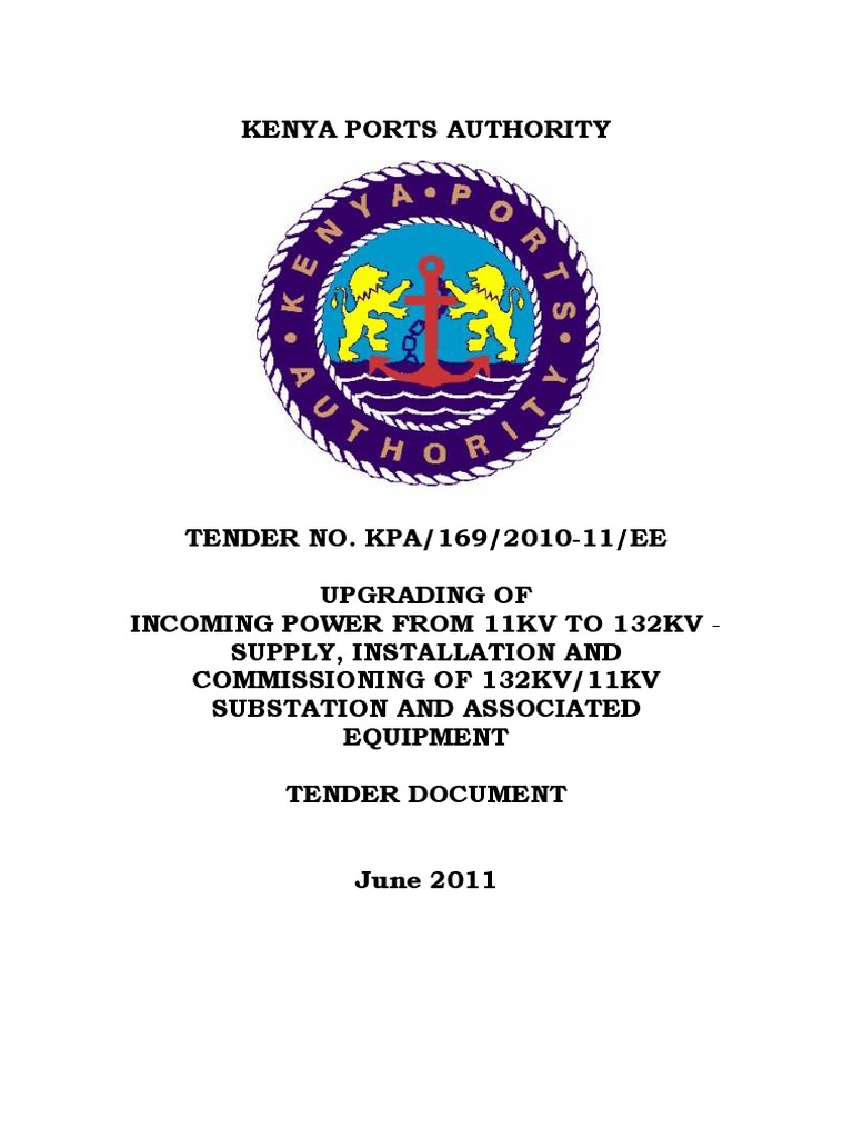 Standard Tender Document | PDF | Safety | Specification (Technical ...