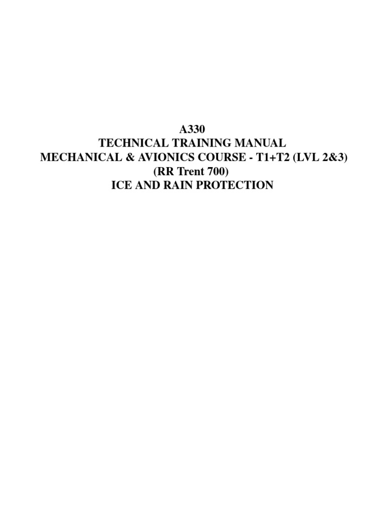30 Ice and Rain Protection | PDF | Valve | Relay