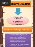 Title: Cleaning Validation Report For - To | PDF | Physical Sciences | Chemistry