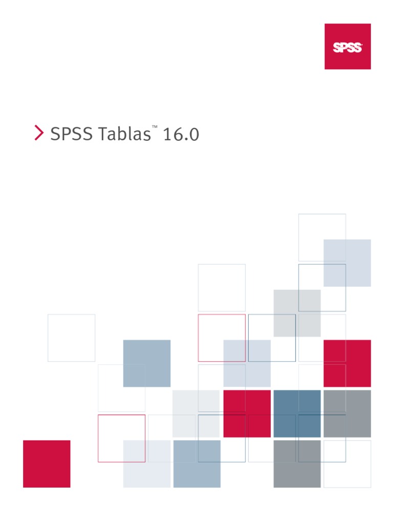 SPSS Tables 16.0 | Nivel de medida | Spss