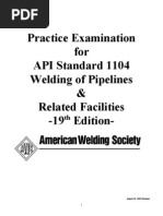 Cwi Exam With Answer (103 Questions) | PDF | Welding | Construction