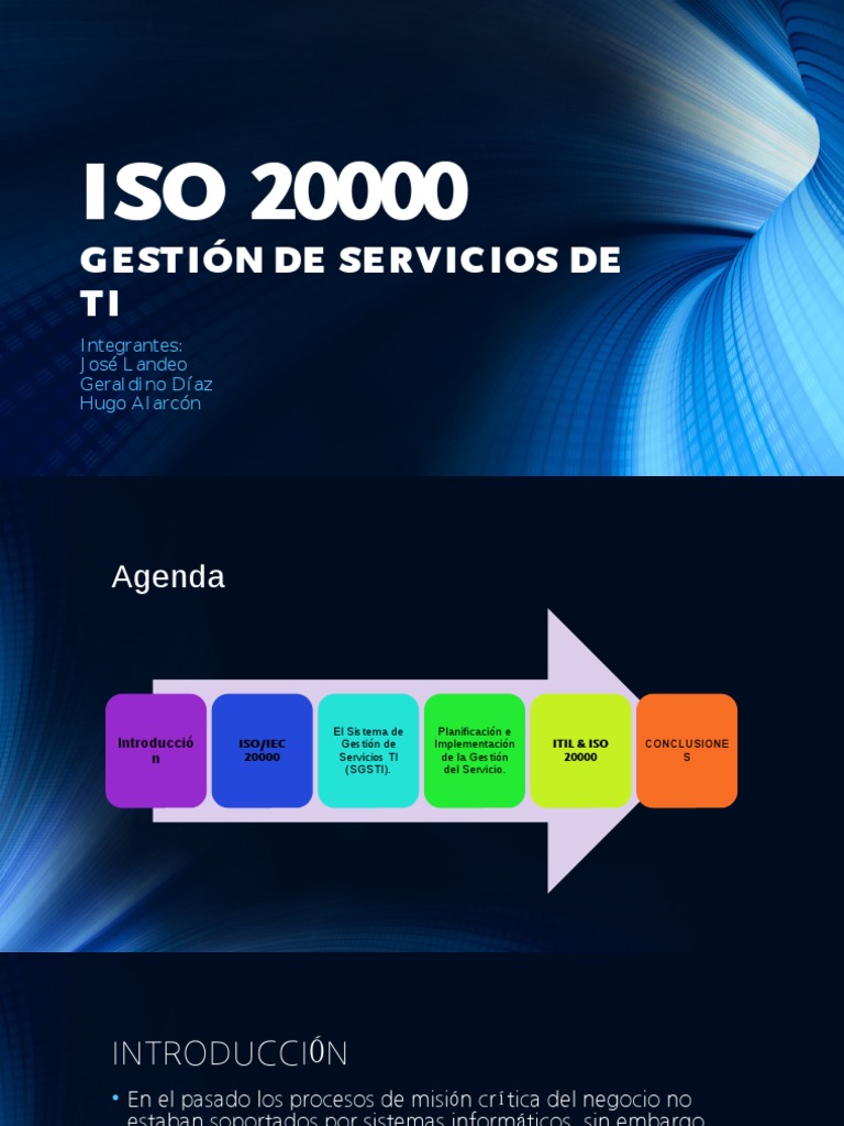 Iso 20000 | PDF | Organización internacional para la estandarización ...