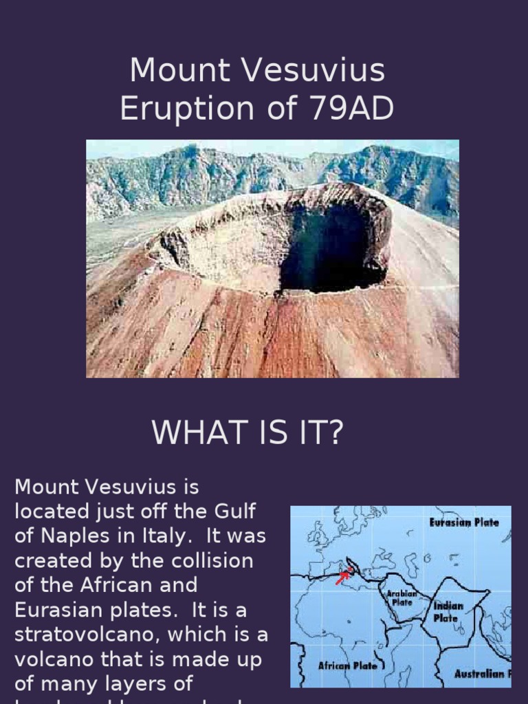 Mount Vesuvius | PDF | Mount Vesuvius | Types Of Volcanic Eruptions