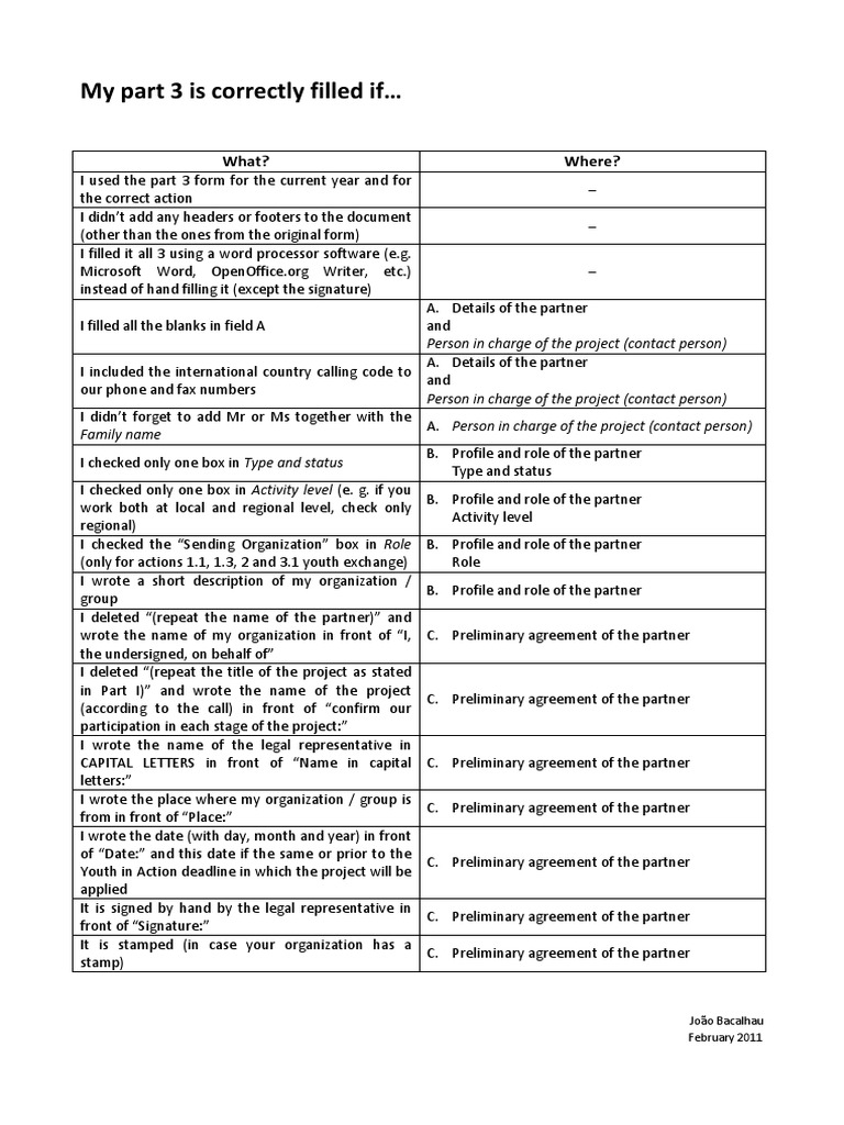 How To Fill Part 3 Correctly | PDF | Software | Computing