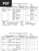 Hirac Form (Health Hazard) | PDF | Hazards | Risk