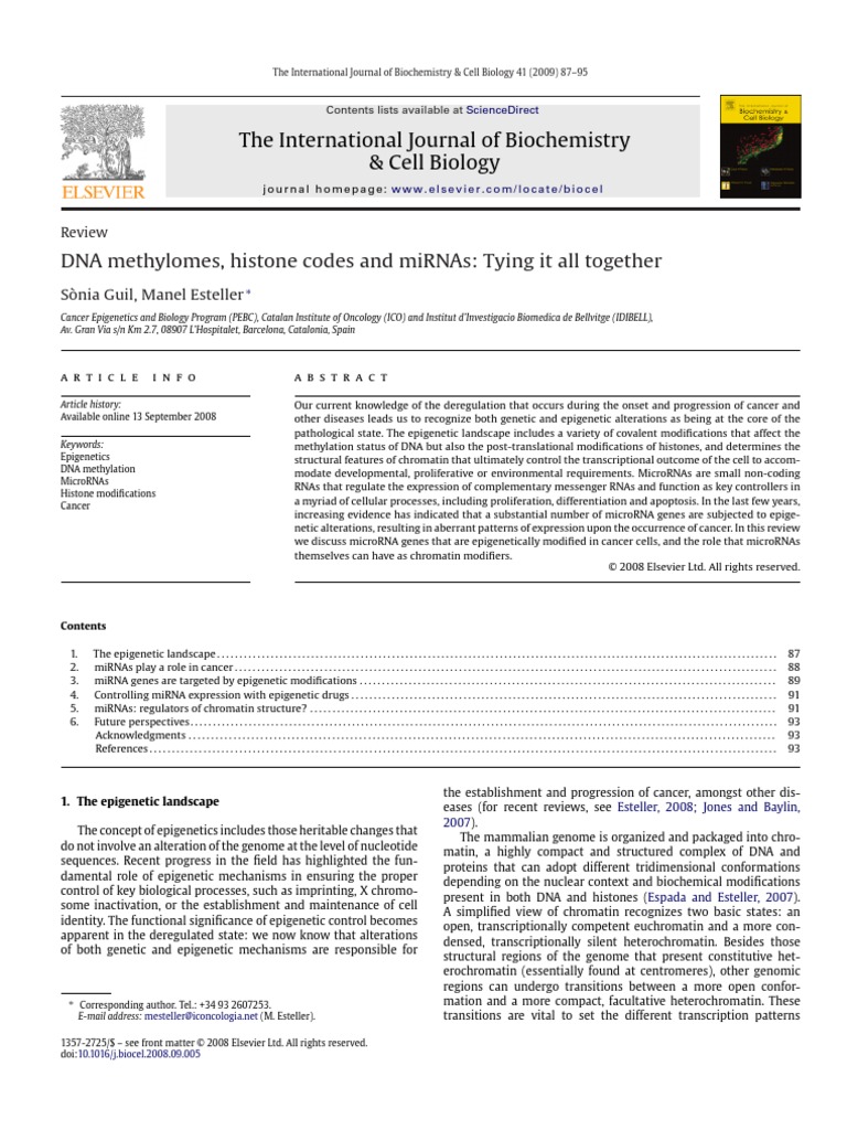 The International Journal of Biochemistry & Cell Biology: Dna ...