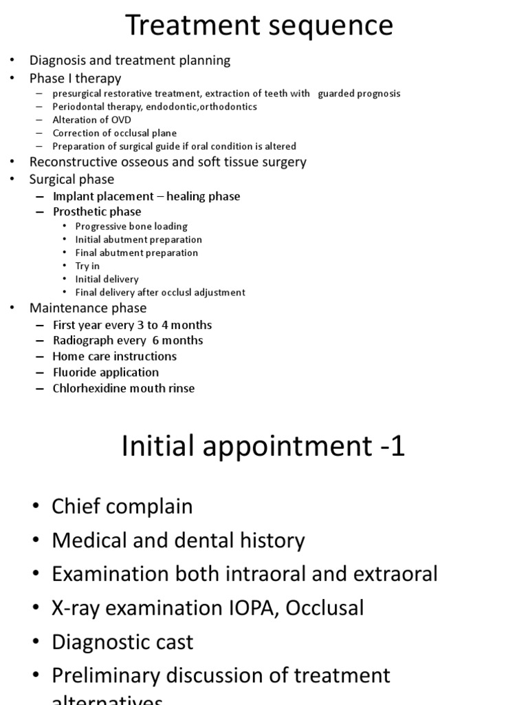 Pre Treatment Assesment of Implant | PDF | Dental Implant | Periodontology