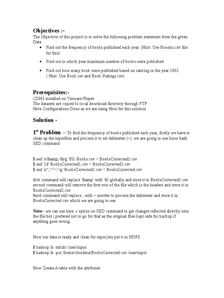 Objectives | PDF | Comma Separated Values | Computer Architecture