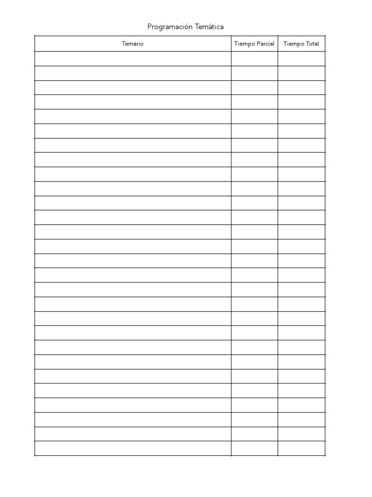 Ejemplo de Temario para Cursos de Capacitación PDF | PDF