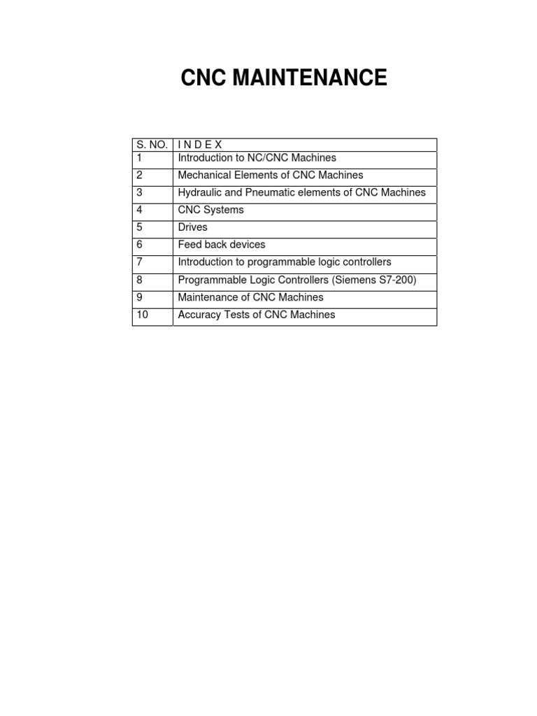 A Comprehensive Guide to CNC Machine Maintenance and Accuracy Testing ...
