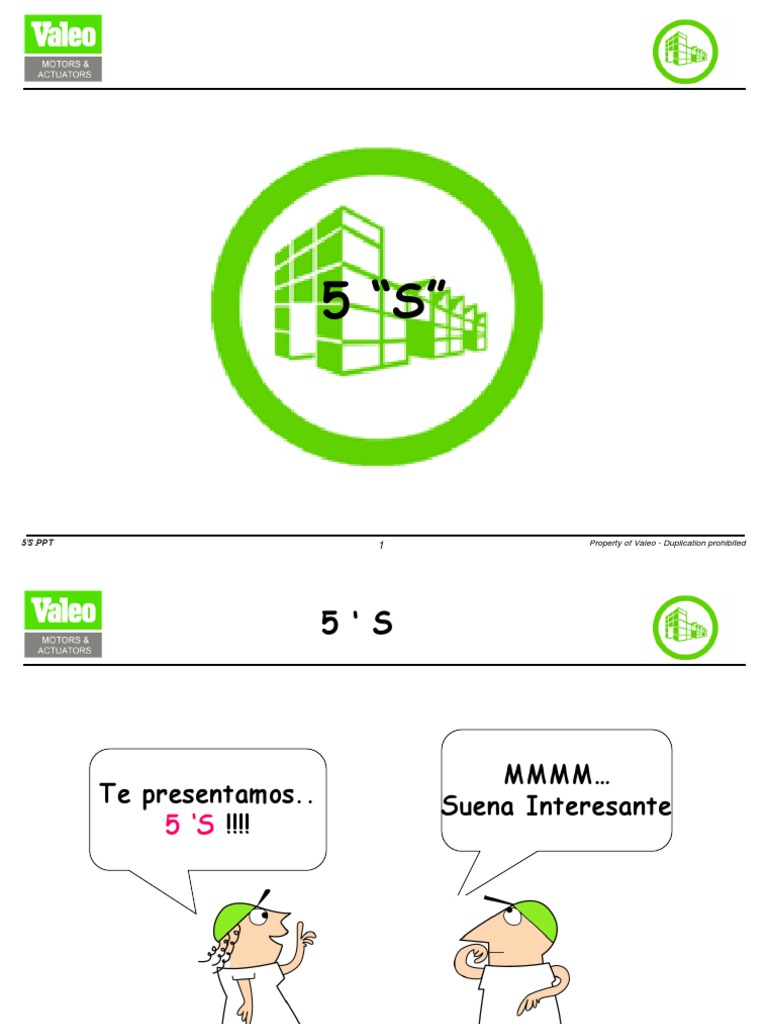 Implementación de las 5S en Valeo | PDF | Negocios | Relaciones ...