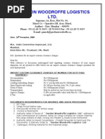 Quotation Format | PDF | Cargo | Logistics